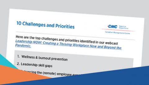 Top 10 Challenges and Priorities for 2021 | Canadian Management Centre