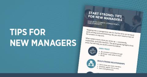 Start Strong: Tips for Every New Manager | Canadian Management Centre